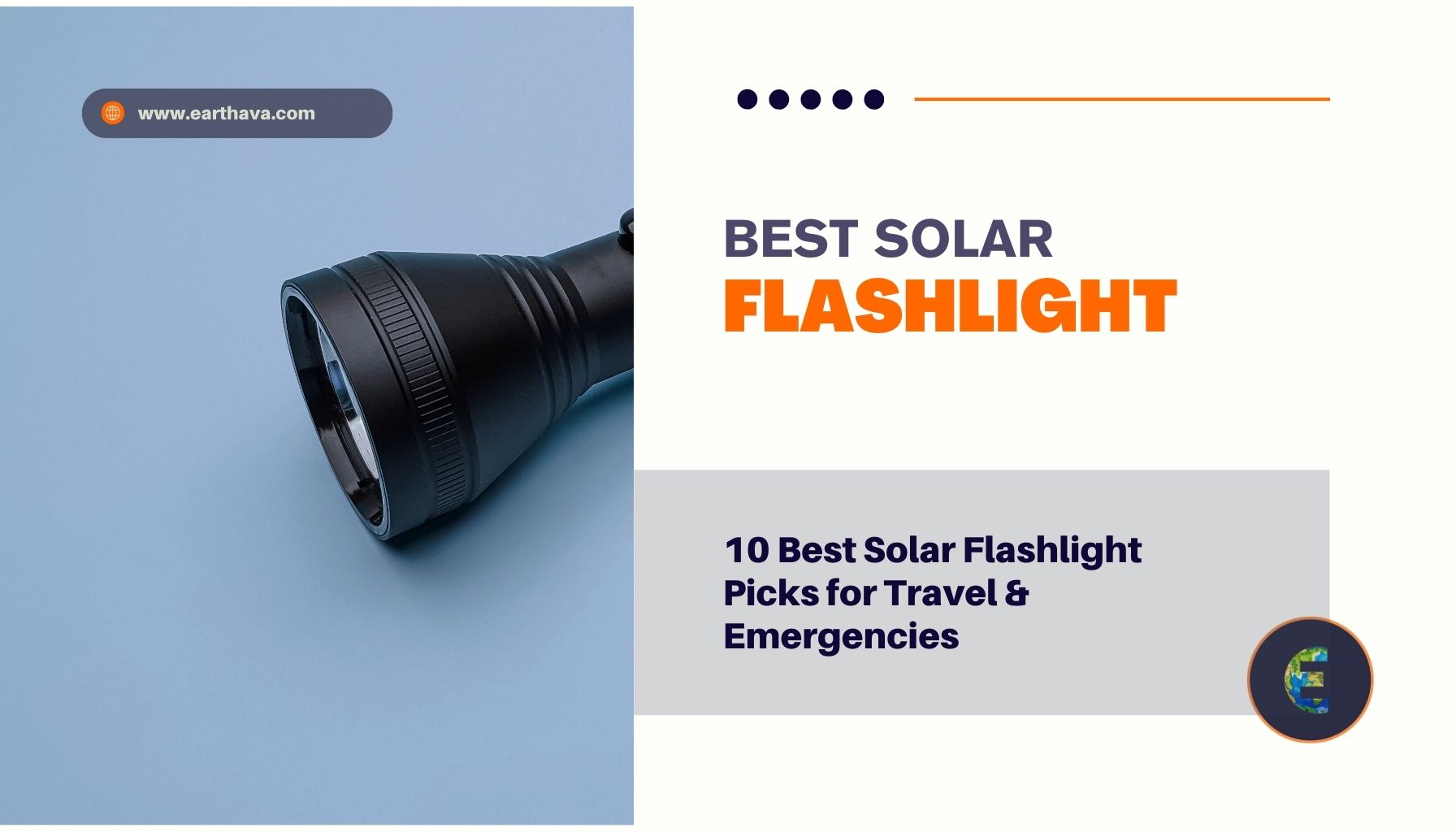 The 10 Best Solar Flashlight Picks for Travel & Emergencies - Earthava