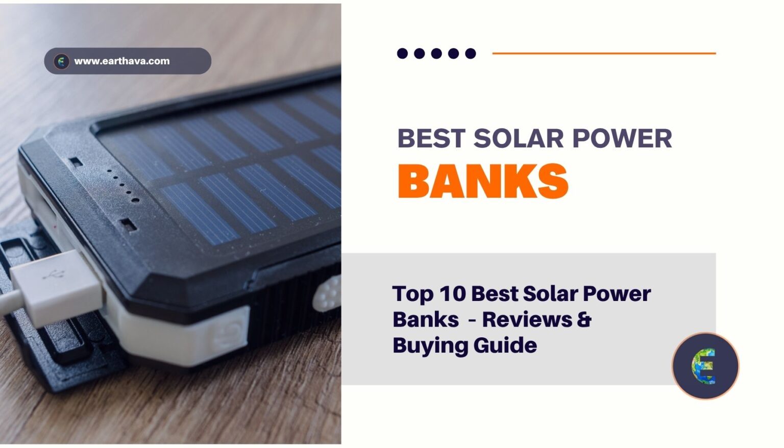 Best Solar Power Bank 2025 - Top 10 Picks Compared & Reviewed - Earthava