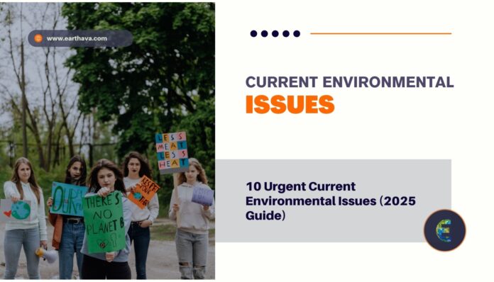 10 Urgent Current Environmental Issues (2026 Guide) - Earthava