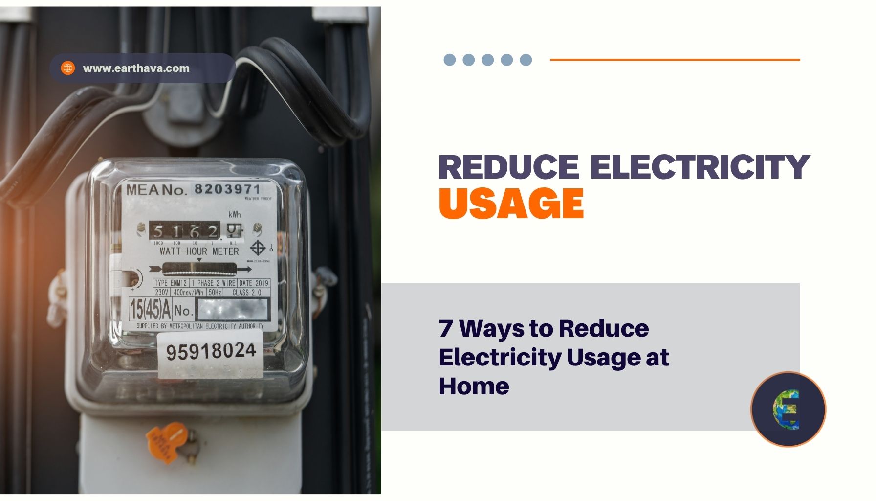 7 Ways to Reduce Electricity Usage at Home - Earthava