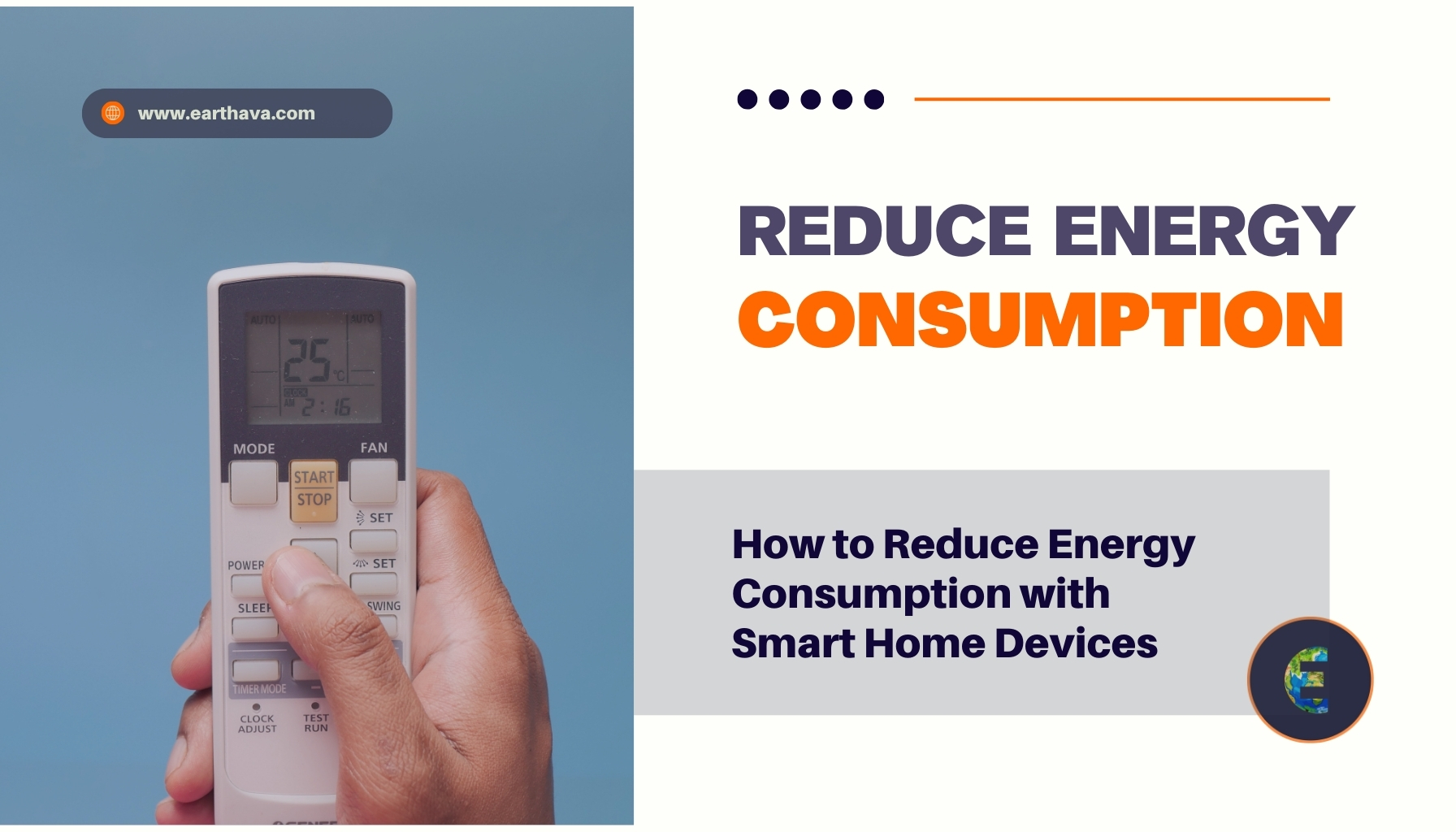 How to Reduce Energy Consumption with Smart Home Devices - Earthava